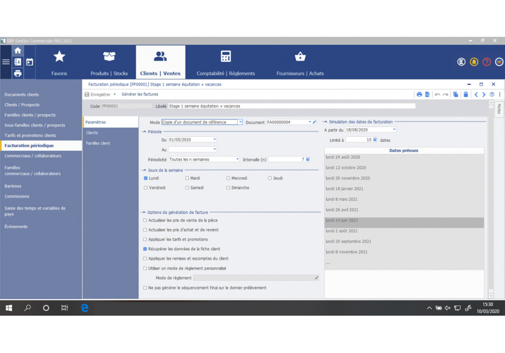 Acheter EBP Gestion Commerciale PRO 2023 | Logiciel à vie | Sans ab...